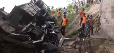 Bus falls off bridge in Jammu killing 8, injuring 20