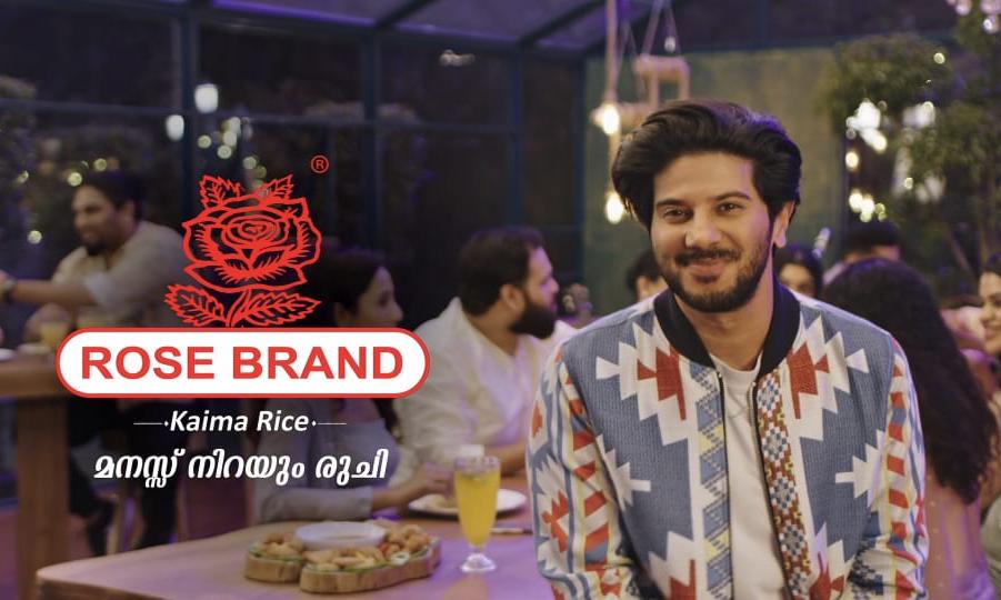 Dulquer Salmaan! The new brand ambassador for Rose Biriyani Rice!!