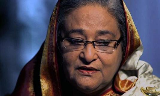 Finally Hasina too loses footing