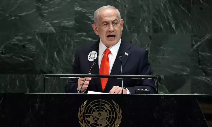 Delegates boo Netanyahu, walk out of UNGA when he begins speech