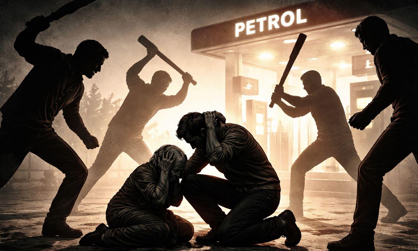 Group beat up man, elderly mother at petrol pump in Uttar Pradesh